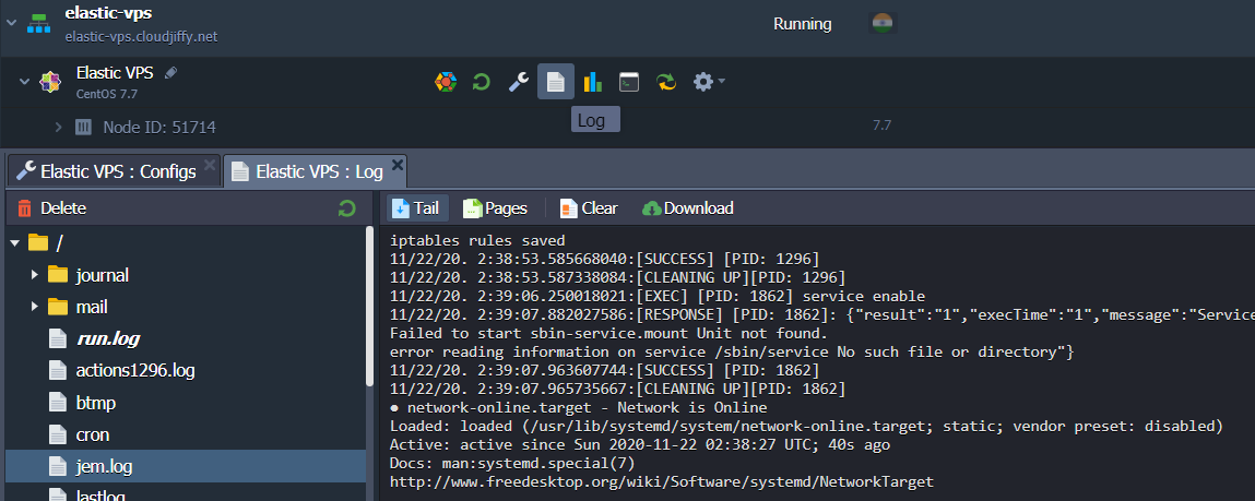 How do I set Elastic VPS Configuration - CloudJiffy India